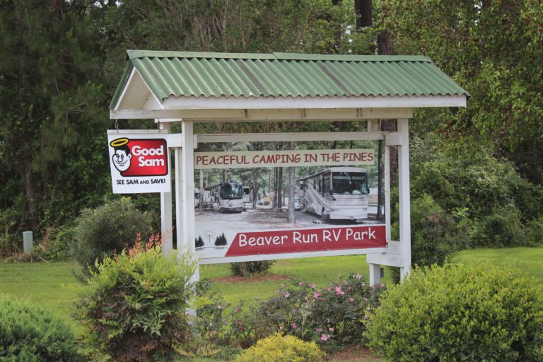 RV Park Campground Site in Statesboro, GA by Beaver Run RV Park