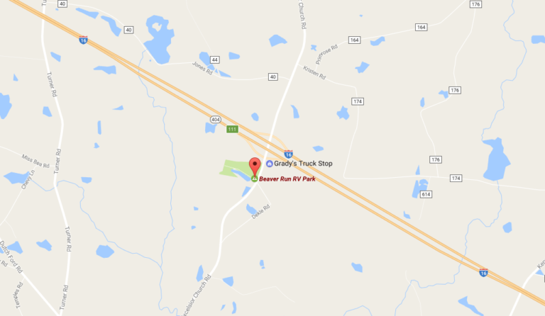 Park Map - Beaver Run RV Park